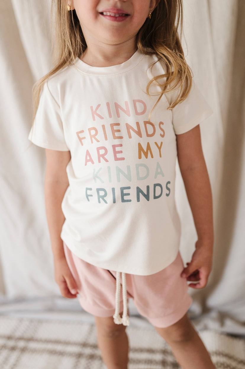 Bamboo Tee - Kind Friends Are My Kinda Friends by Babysprouts – Avery ...